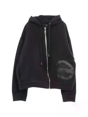 LOUIS VUITTON 2000s Zip-up Hoodie - Black