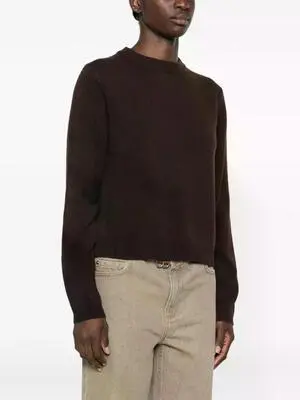 I BLUES Ribbed-trim Crew-neck Sweater