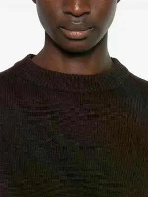 I BLUES Ribbed-trim Crew-neck Sweater