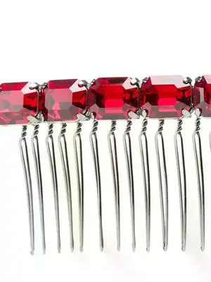 MAISON MICHEL Sofia Crystal-embellished Hair Comb