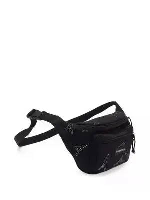 Balenciaga Explorer Crystal-embellished Belt Bag