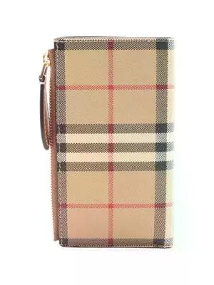Burberry 2020s Check Bifold Wallet - Neutrals