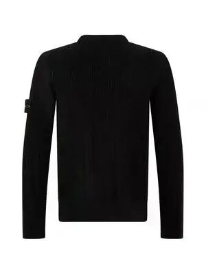 Stone Island Rws Wool Jumper - Black