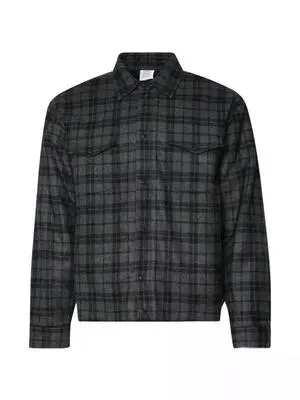 Vetements Padded Check Shirt - Grey