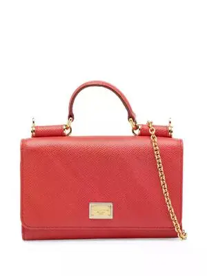 Dolce & Gabbana Miss Sicily Von Wallet On Chain Wallet - Red