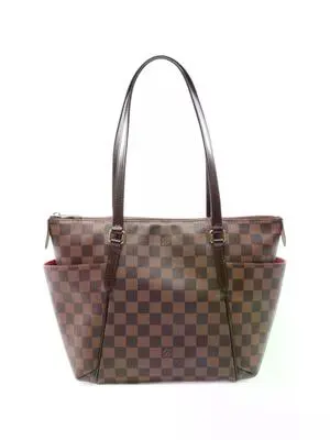 LOUIS VUITTON 2015 Pm Totally Zip-up Tote Bag - Brown