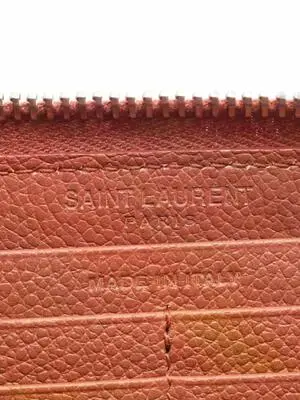 Saint Laurent 2010s Liv Gauche Zip-around Wallet