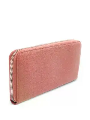 Saint Laurent 2010s Liv Gauche Zip-around Wallet