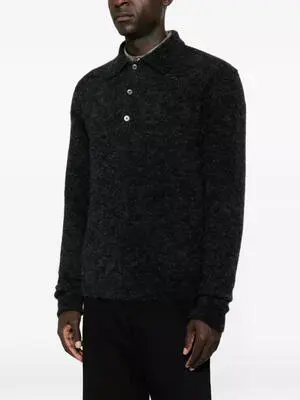 SUNFLOWER Brushed-effect Polo Shirt