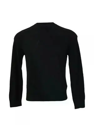 Saint Laurent Crew Neck Long Sleeve Wool Sweater