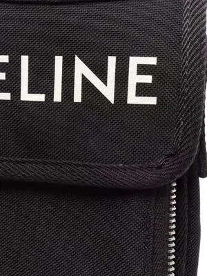 Celine 2010s Logo Print Shoulder Bag