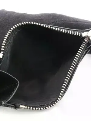 Prada 2020s Saffiano Triangle Card Case