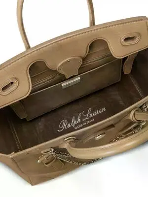 Ralph Lauren Ricky 33 Tote Bag With Charm Detail