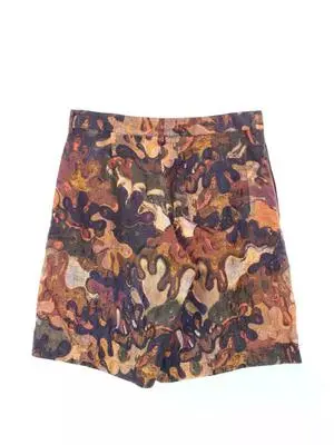 Dior X Peter Doig Patterned Bermuda Shorts