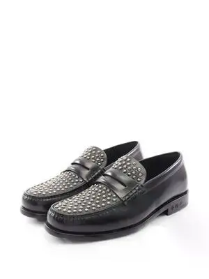 LOUIS VUITTON 2023 Studded Loafers - Black