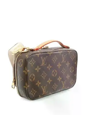 LOUIS VUITTON Monogram Mini Utility Bag - Brown
