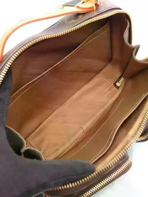 LOUIS VUITTON Monogram Mini Utility Bag - Brown
