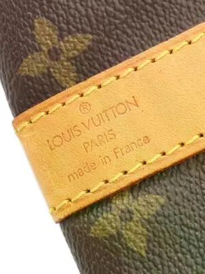 LOUIS VUITTON 55 Keepall Bandoulière Monogram Canvas Holdall - Brown
