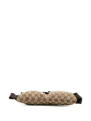 Gucci 2000-2015 Gg Canvas Double Pocket Belt Bag