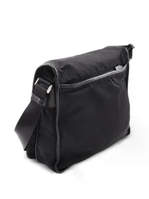 Prada Saffiano Leather Trim Messenger Bag