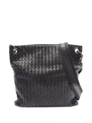 Bottega Veneta 2000s Intrecciato Messenger Bag