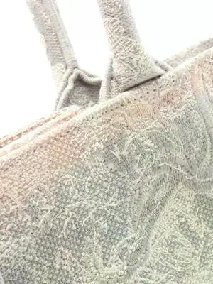 Dior 2000s Book Tote Canvas Tote Bag - Grey