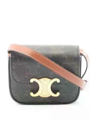 Celine 2010s Mini Claude Shoulder Bag - Brown