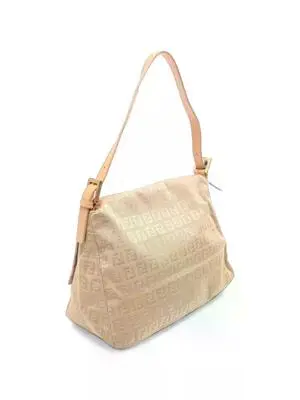 Fendi 2010s Zucchino Mamma Baguette Shoulder Bag