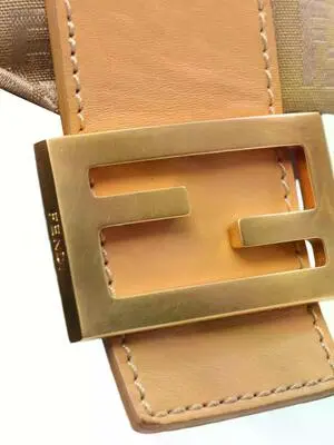 Fendi 2010s Zucchino Mamma Baguette Shoulder Bag