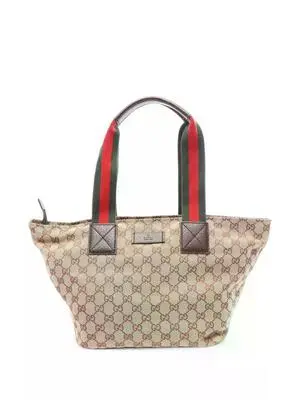 Gucci 2000s Gg Canvas Tote Bag