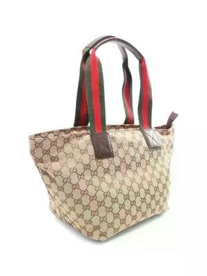 Gucci 2000s Gg Canvas Tote Bag