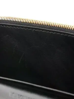 Balenciaga 2010s Gossip Croc-embossed Chain Wallet