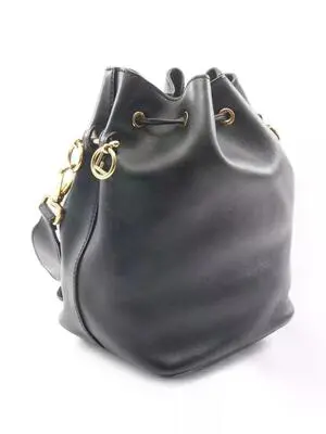 Fendi Montresor Leather Bucket Bag