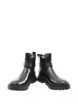 Dior Leather Combat Boots