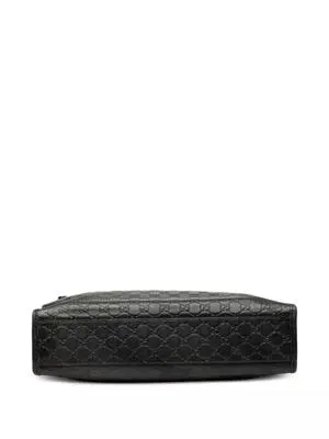 Gucci Embossed Leather Business Bag