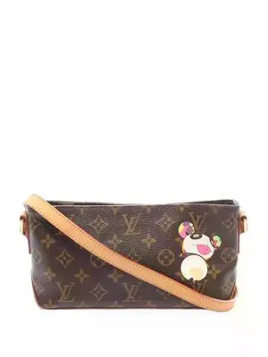 LOUIS VUITTON 2004 Monogram Panda Trotteur Shoulder Bag