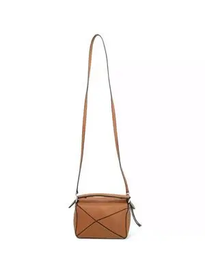 Loewe Puzzle Geometric Shoulder Bag - Brown