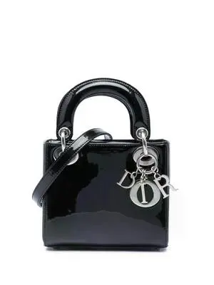 Dior Patent Lady Satchel - Black