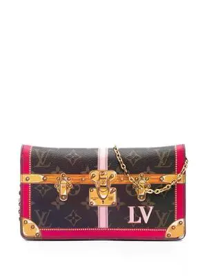 LOUIS VUITTON Monogram Summer Trunks Pochette Weekend Crossbody Bag - Brown