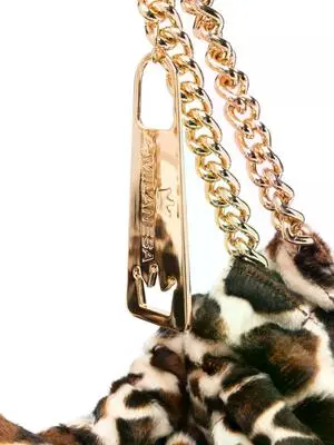 LA MILANESA Giraffe-print Chain-link Tote Bag