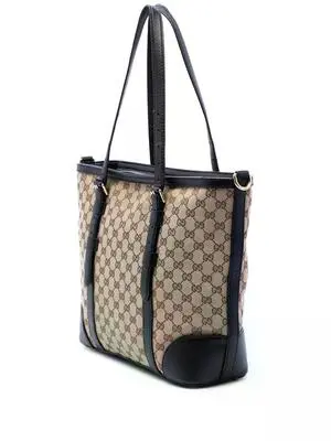 Gucci Gg Canvas Convertible Tote Satchel