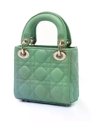 Dior 2020 Micro Lambskin Cannage Lady Satchel