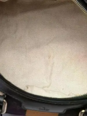 Gucci Diamante Canvas Web Joy Boston Bag Satchel
