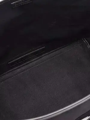 Balenciaga Canvas Leather Trim Tote Bag
