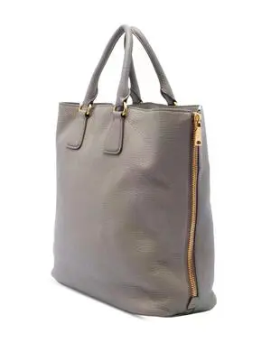 Prada Vitello Daino Side Zip Tote Bag