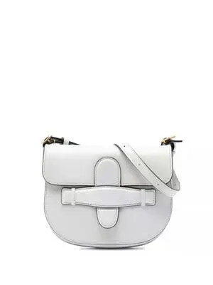 Celine Smooth Calfskin Symmetrical Convertible Satchel - Grey