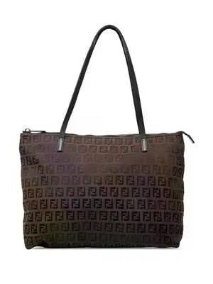 Fendi Zucchino Canvas Tote Bag