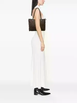 Fendi Zucchino Canvas Tote Bag