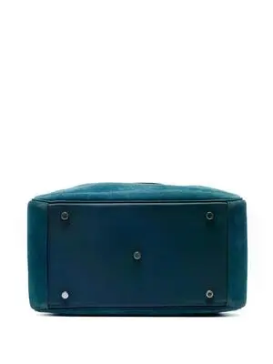 Hermès Veau Grizzly And Swift Lindy 30 Satchel - Blue