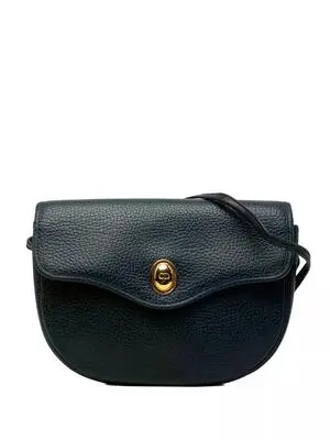 Dior 20th Century Grained Calfskin Crossbody Bag - Blue